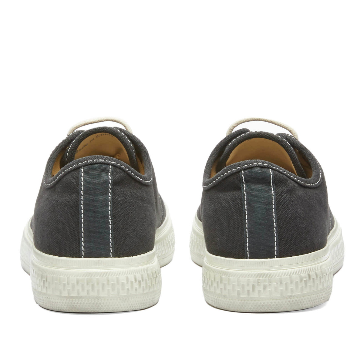 Acne Studios Women's Ballow Soft Tumbled Tag Sneakers in Black/Off ...