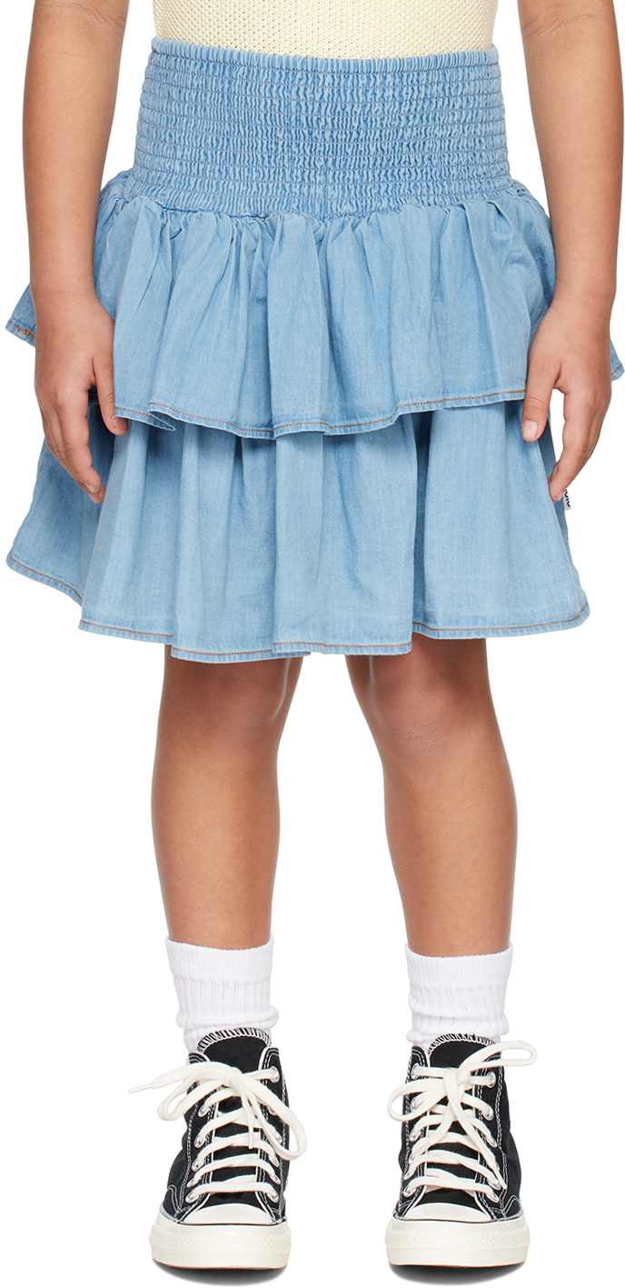 Molo Kids Blue Bonita Skirt Molo