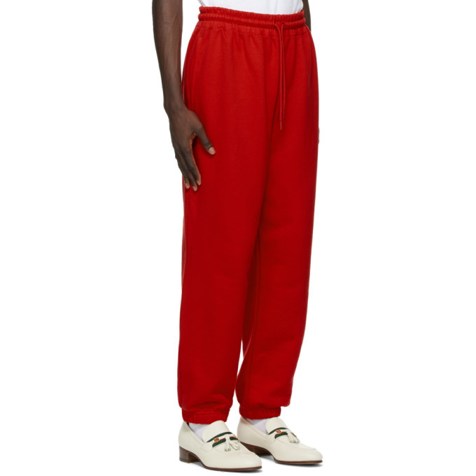 SSENSE WORKS SSENSE Exclusive Jeremy O. Harris Red Cursive Text Lounge ...