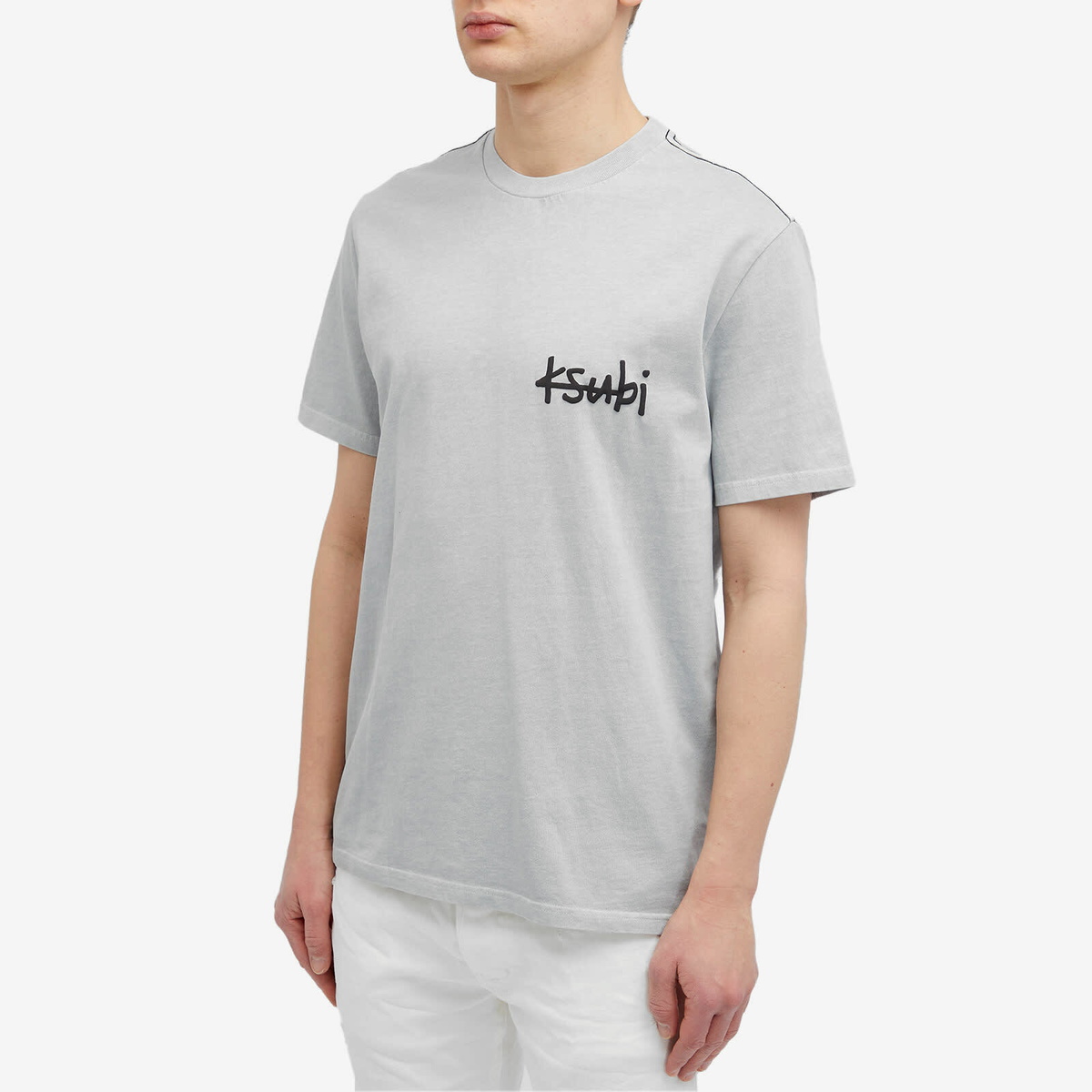 Ksubi Men's Lock Up Kash T-Shirt in Grey Ksubi