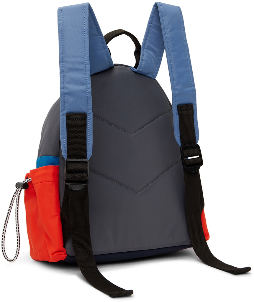 Maison Mangostan Kids Multicolor Color Block Backpack Maison Mangostan