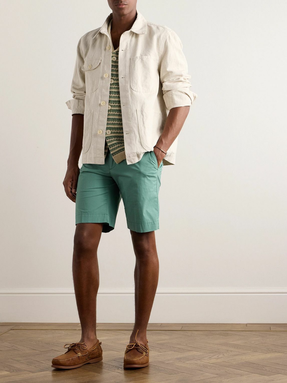 Alex Mill - Linen and Cotton-Blend Canvas Overshirt - Neutrals Alex Mill