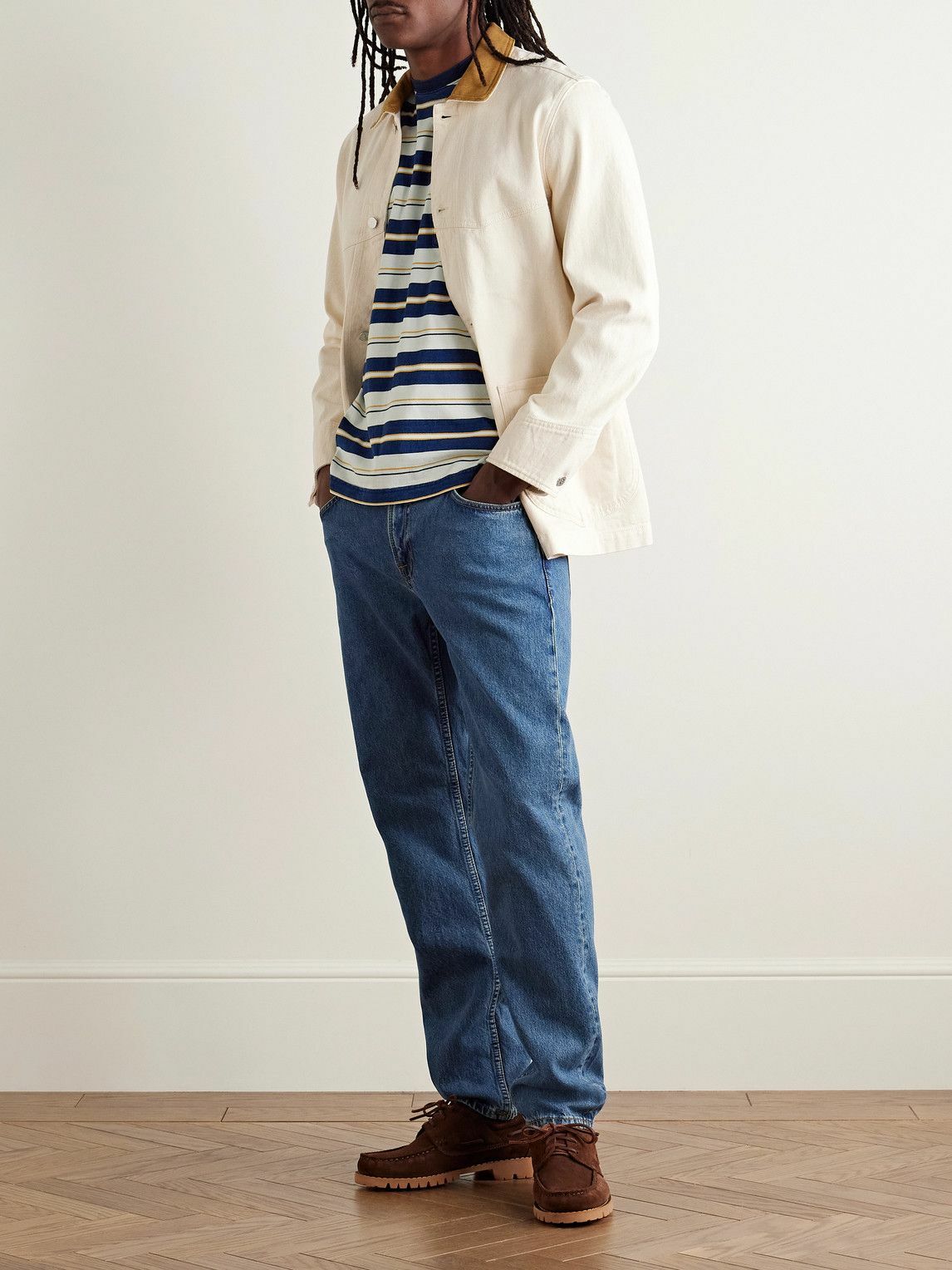 Nudie Jeans - Gritty Jackson Slim-Fit Straight-Leg Organic Jeans - Blue ...