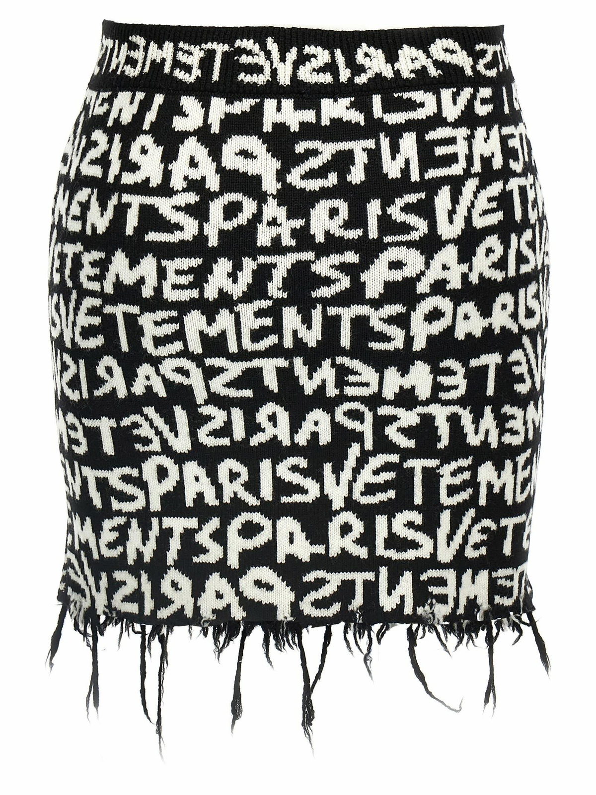 vetements Paris Monogram Mini Skirt Vetements