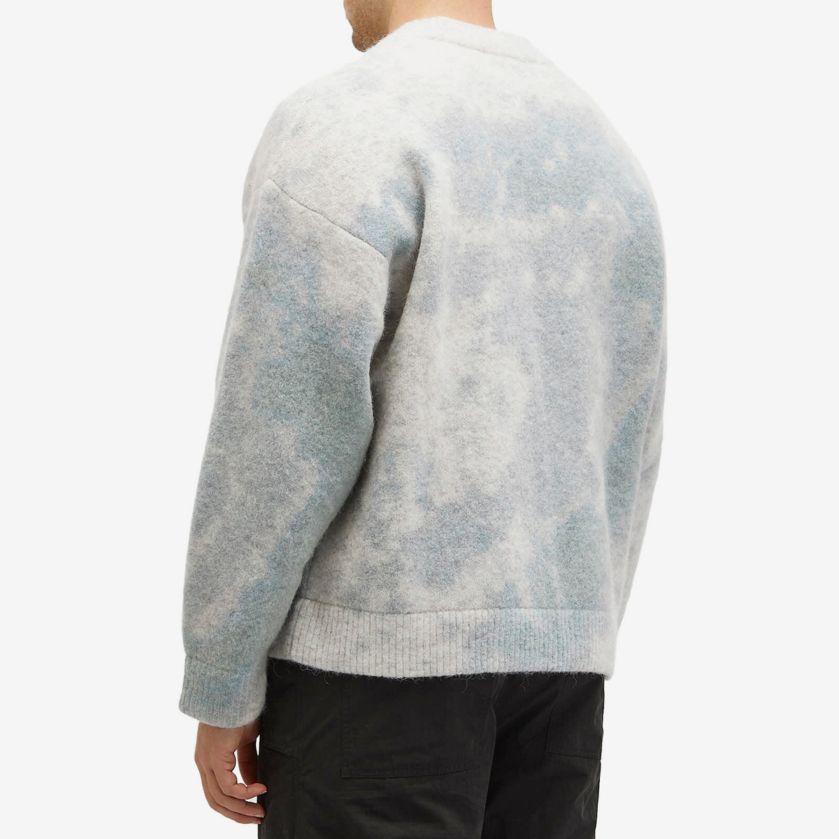 Represent Men's Abstract Knit Sweater in Rock Represent