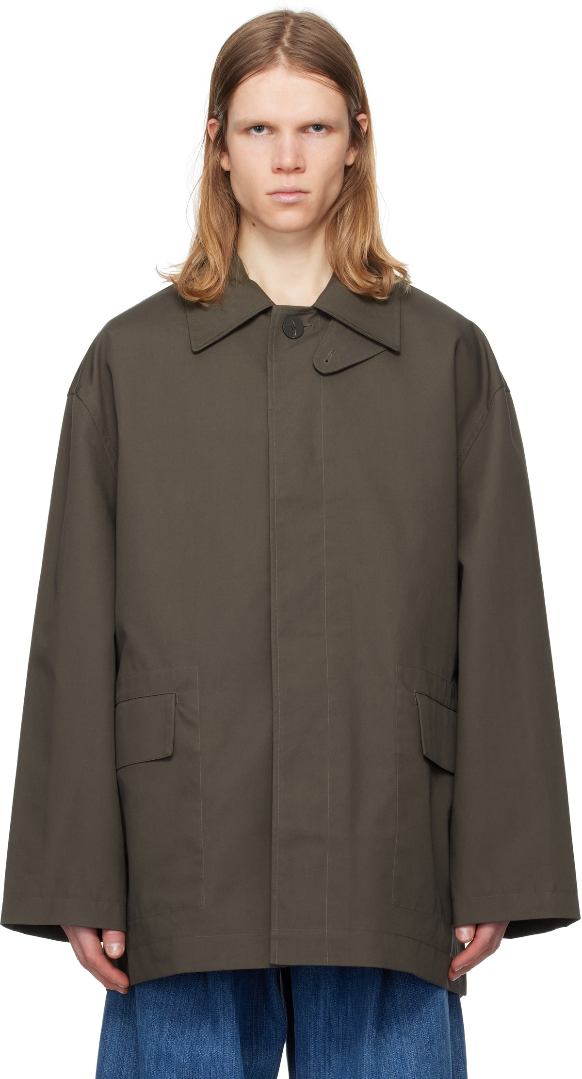 Studio Nicholson Brown Measure Jacket Studio Nicholson