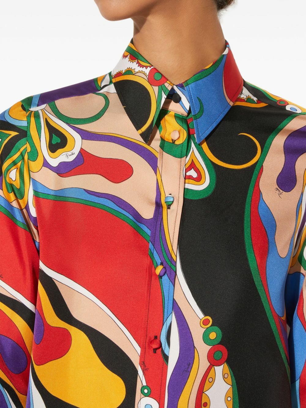 PUCCI - Printed Silk Shirt Emilio Pucci
