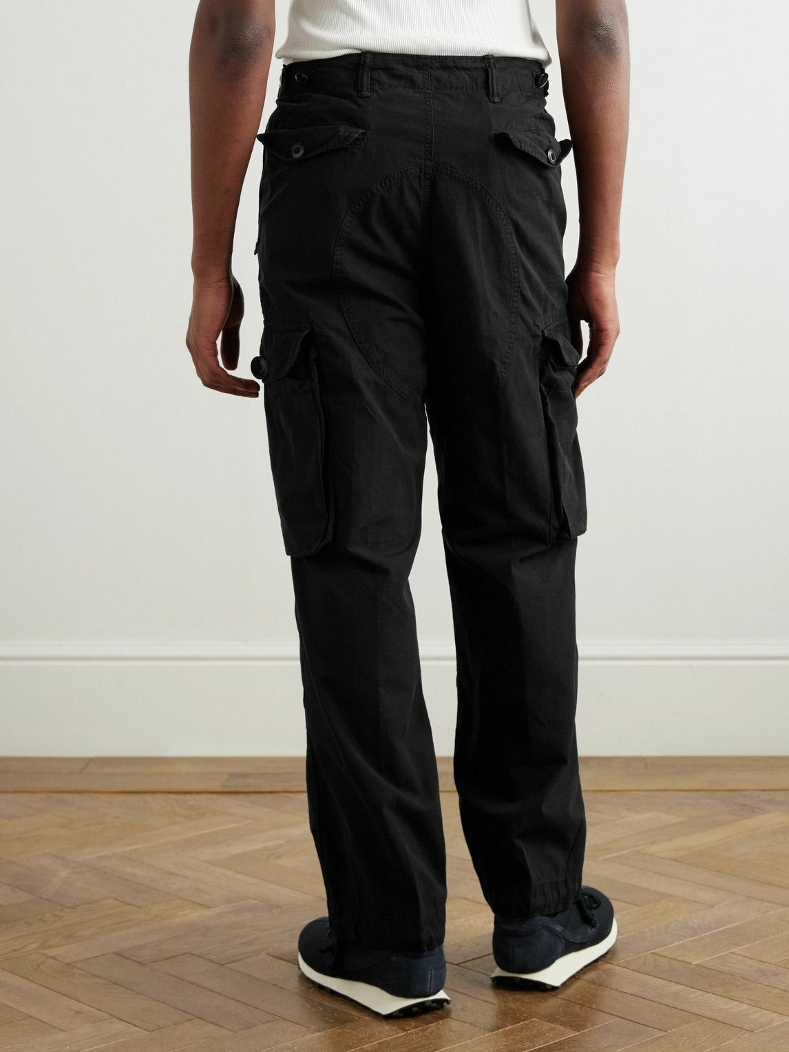 Polo Ralph Lauren - Straight-Leg Cotton-Ripstop Cargo Trousers - Black Polo Ralph Lauren