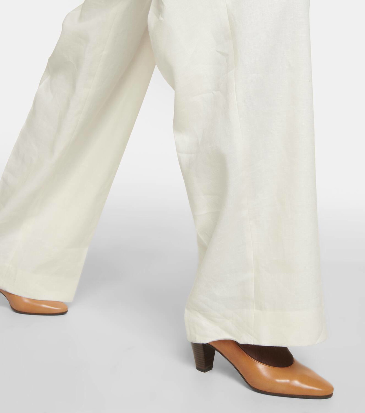 The Row Charlotte leather pumps The Row