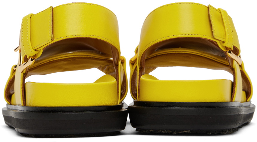 Marni Yellow Fussbett Sandals Marni