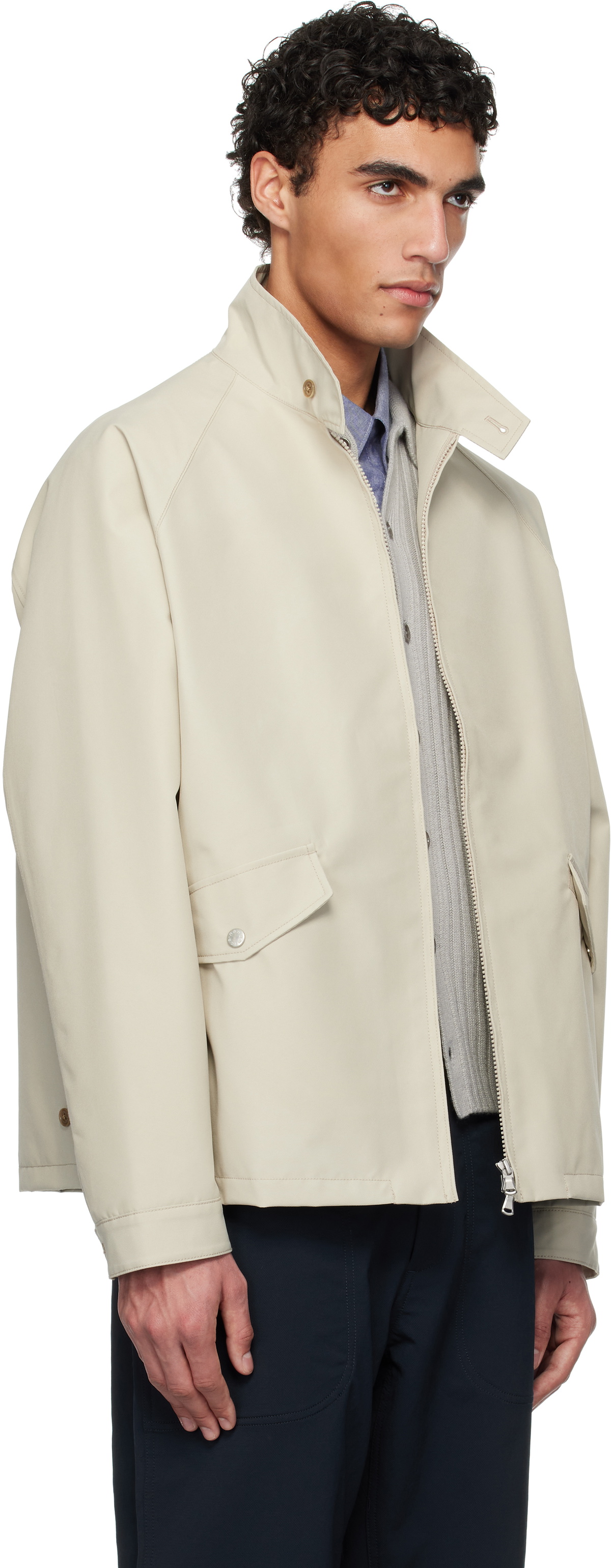 nanamica Beige 2L GORE-TEX Crew Jacket Nanamica