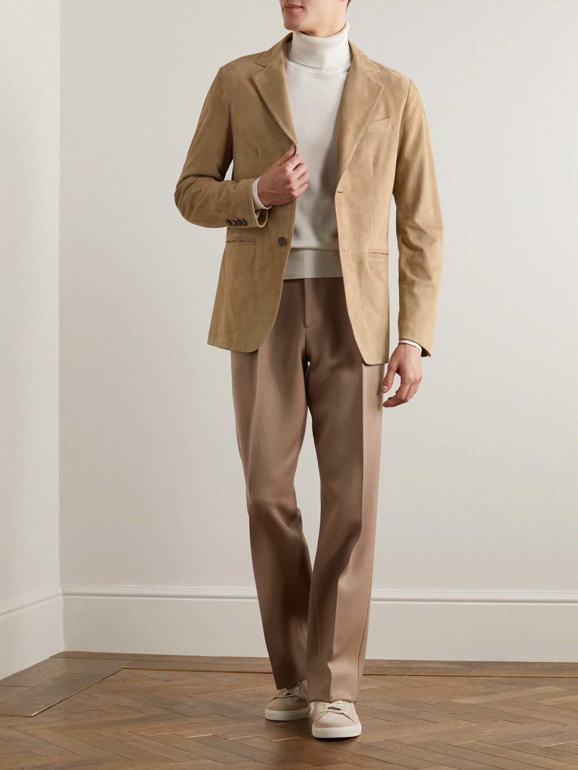 Canali - Suede Blazer - Brown Canali