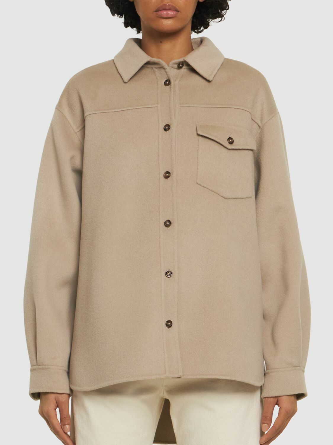 ANINE BING - Simon Wool Blend Shirt ANINE BING