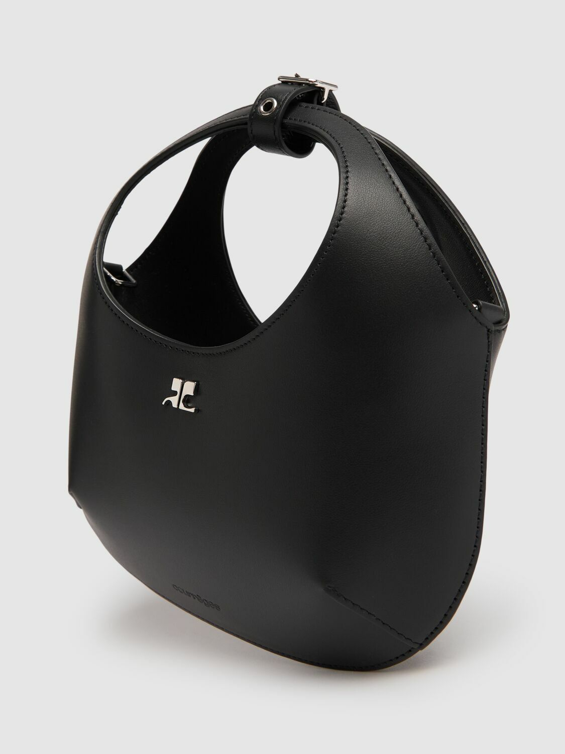 COURREGES Mini Holy Leather Top Handle Bag Courreges