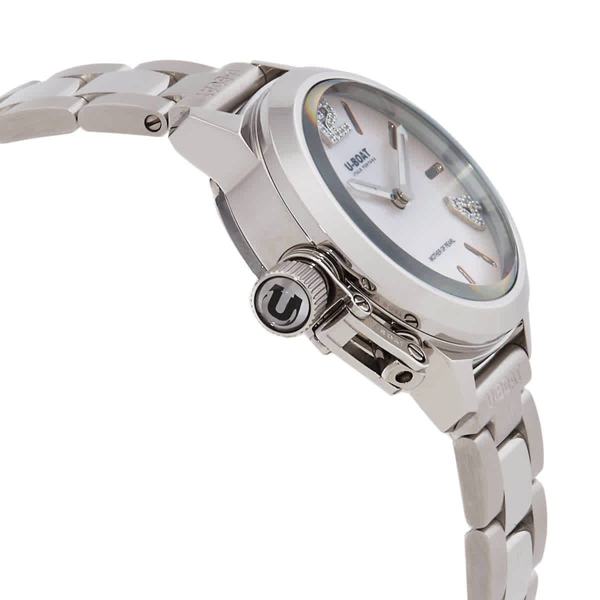 U-Boat Classico Quartz Pink Dial Ladies Watch 8898 U-Boat