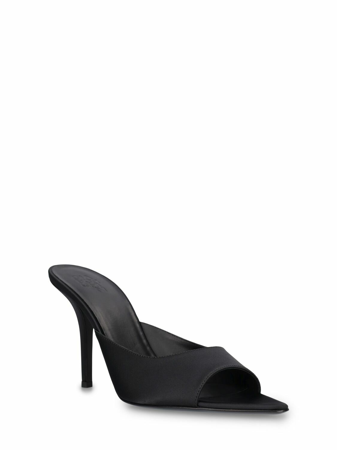 GIA BORGHINI - 90mm Perni 04 Satin Mule Sandals Gia Borghini