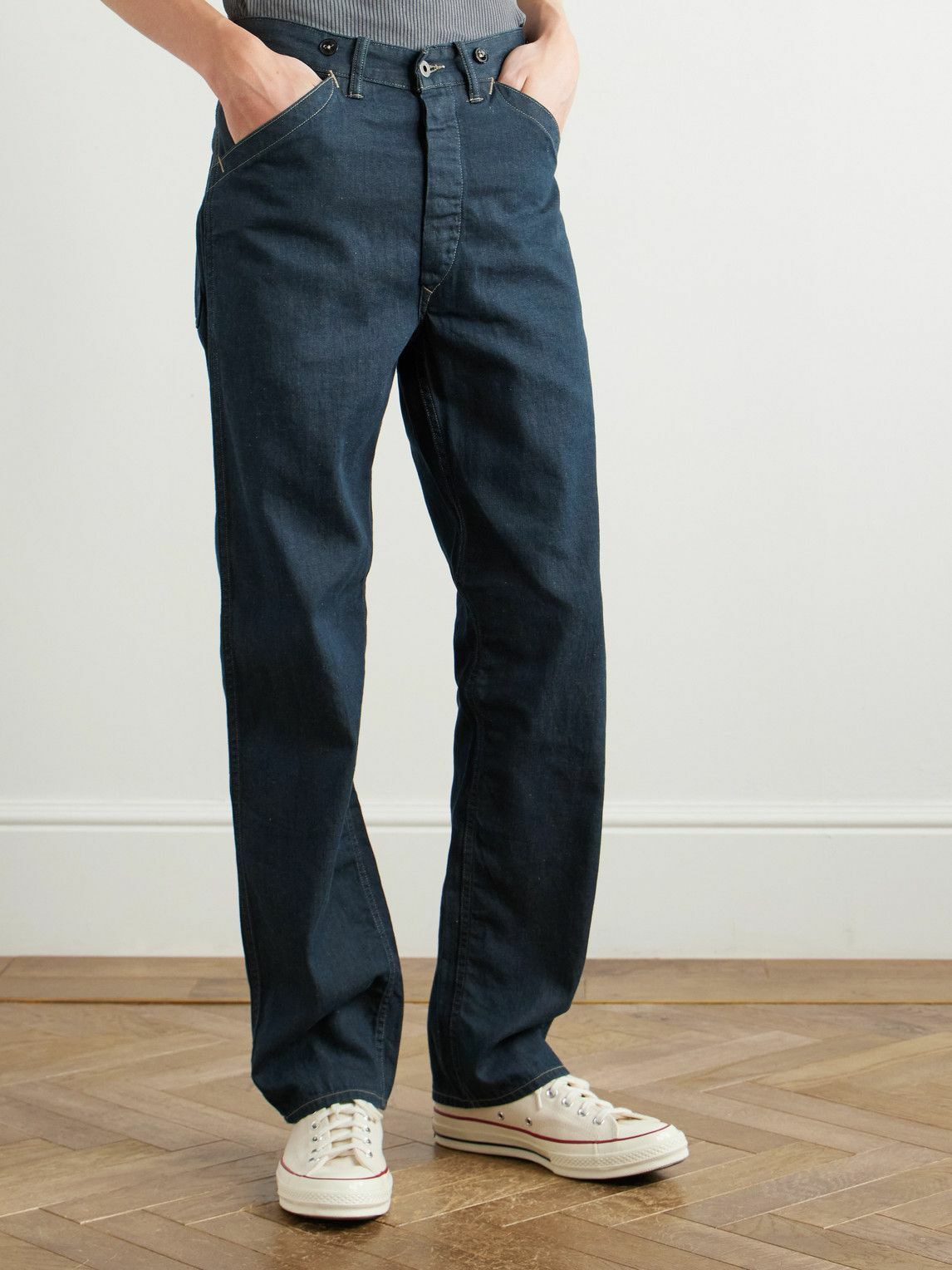 RRL - Straight-Leg Indigo-Dyed Denim Trousers - Blue RRL