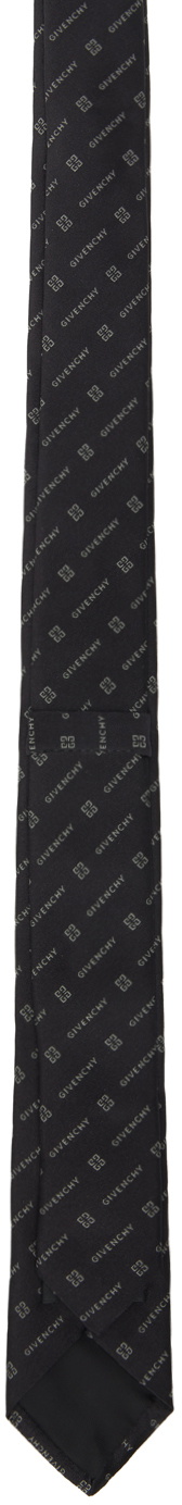 Givenchy Black 4G Tie Givenchy
