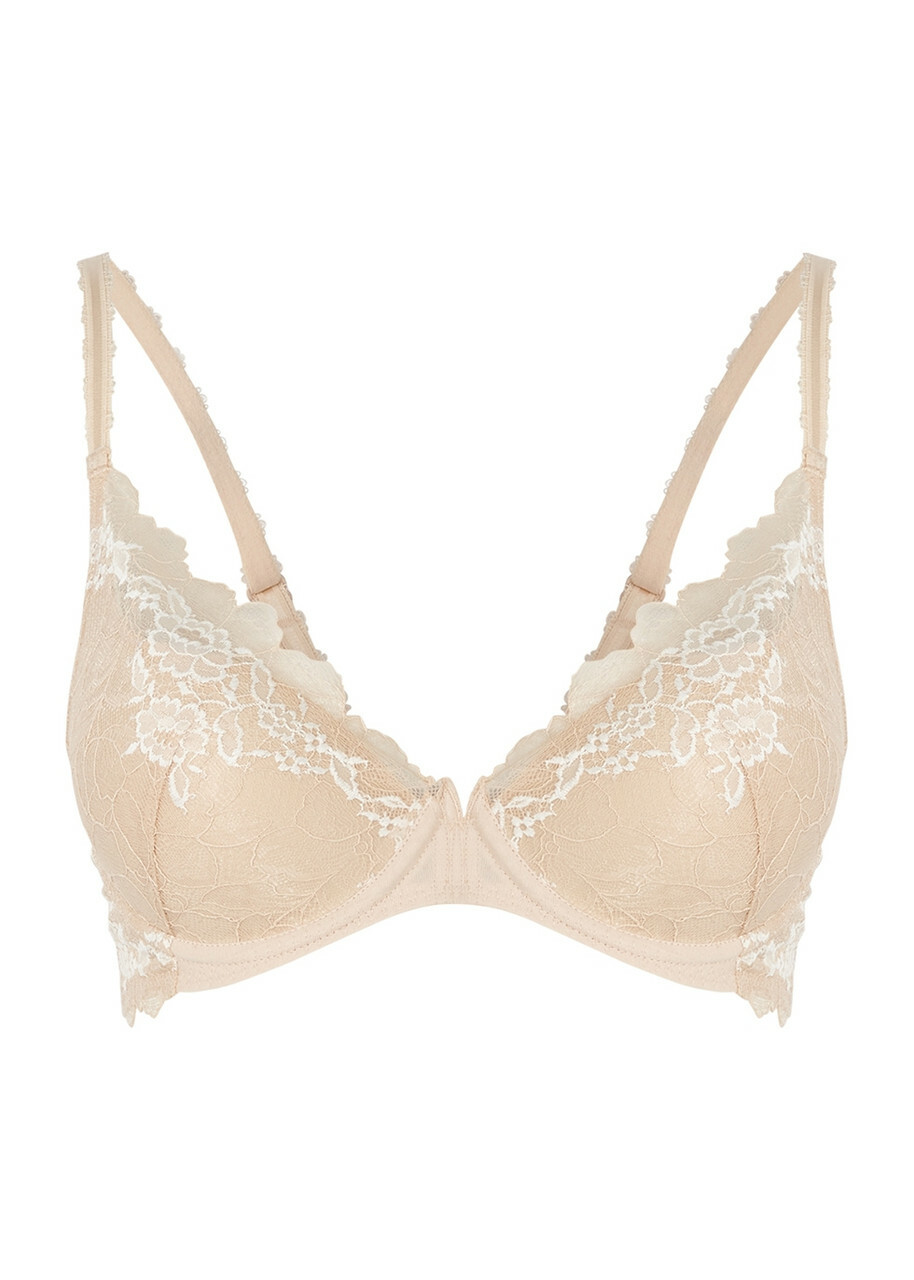 Wacoal Lace Perfection Push-up bra Beige Wacoal