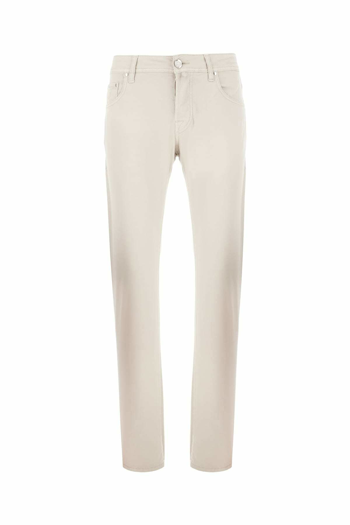 Jacob Cohen Grey Stretch Cotton Blend Pants Jacob Cohen