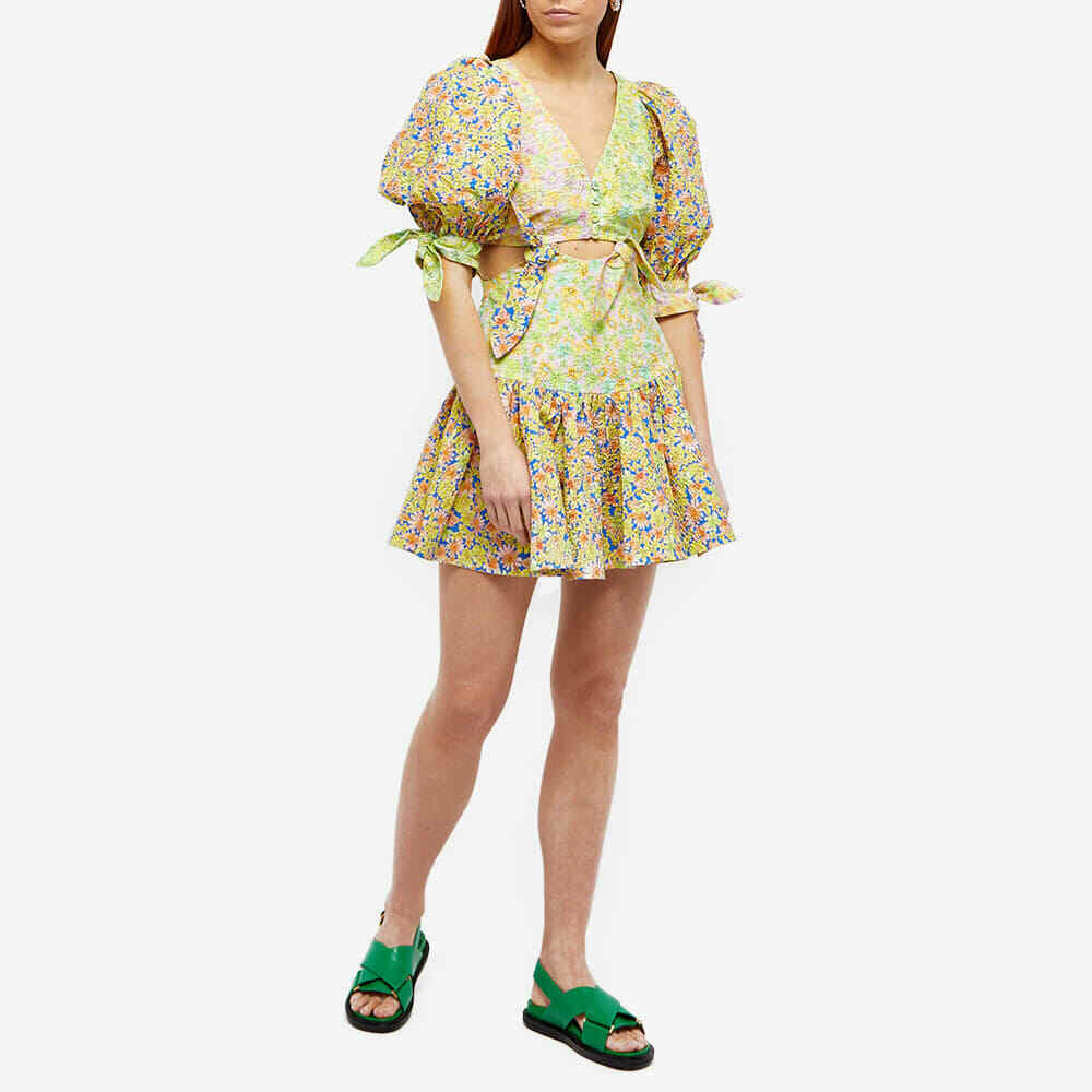 ALÉMAIS Women's Daisy Spliced Mini Dress in Multi ALÉMAIS