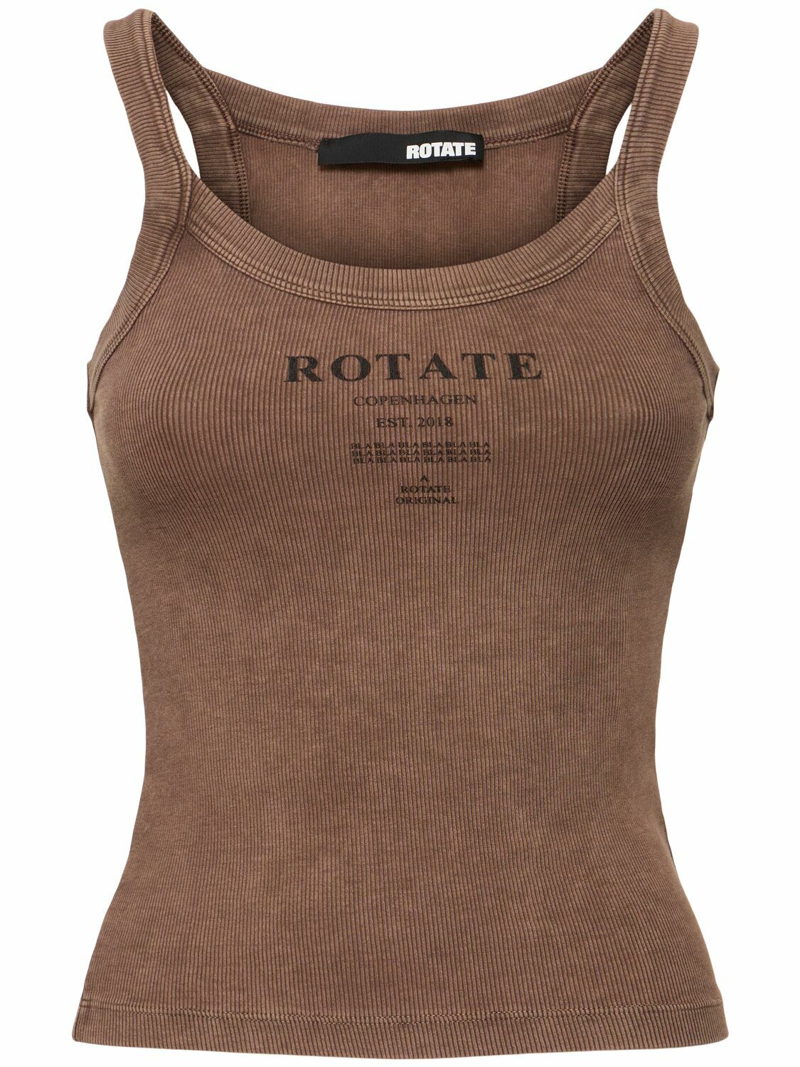 ROTATE Ribbed Tank Top Rotate