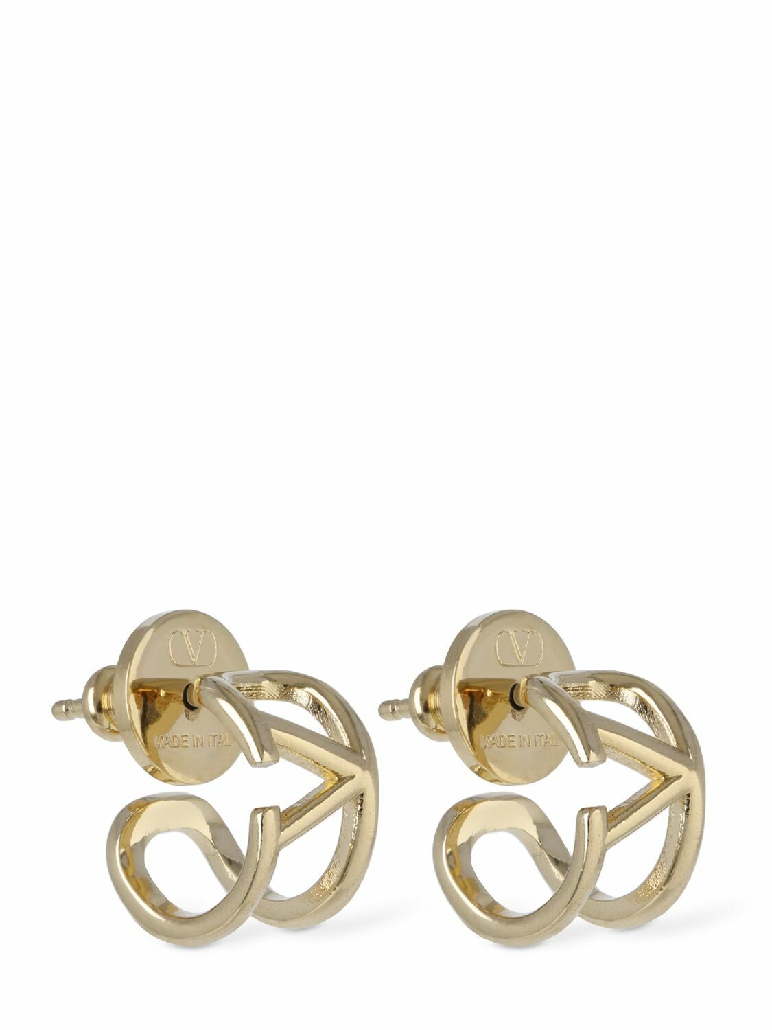 VALENTINO GARAVANI - Mini V Logo Signature Earrings Valentino Garavani
