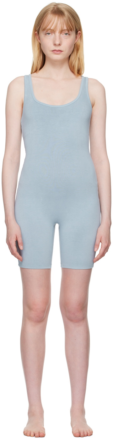 SKIMS Blue Outdoor Mid Thigh Jumpsuit SKIMS