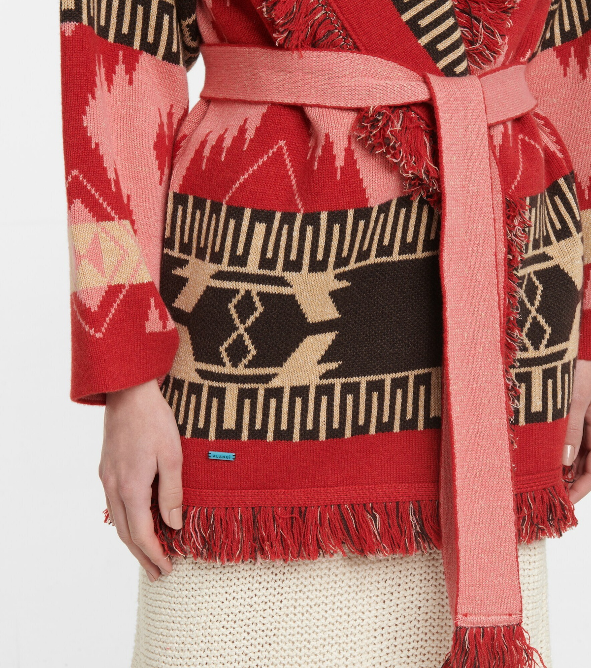 Alanui - Icon cashmere and linen cardigan Alanui