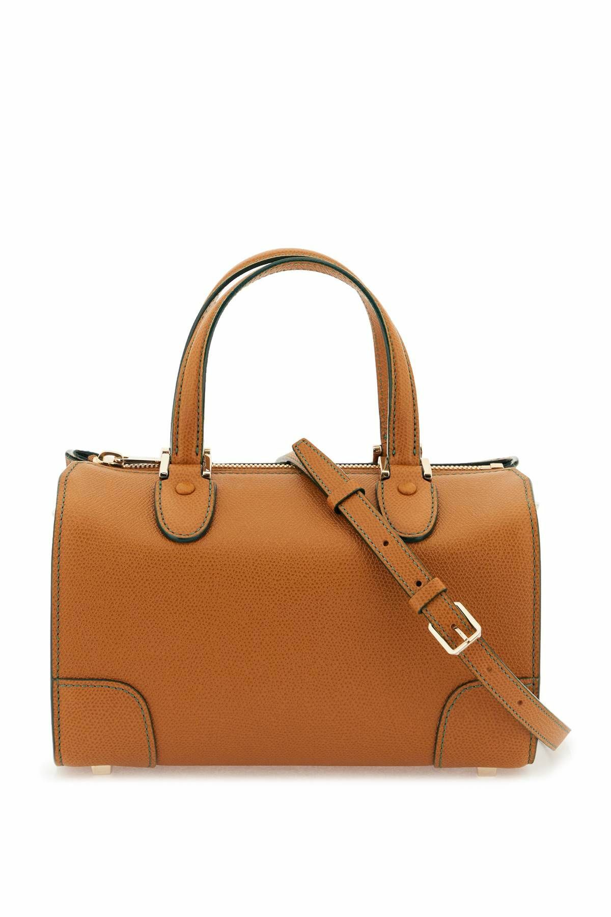 VALEXTRA 'babila' crossbody bowling bag Brown Valextra