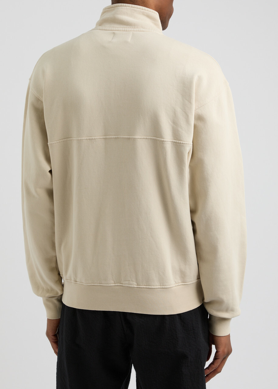 Colorful Standard Half-zip Cotton Sweatshirt Ecru Colorful Standard