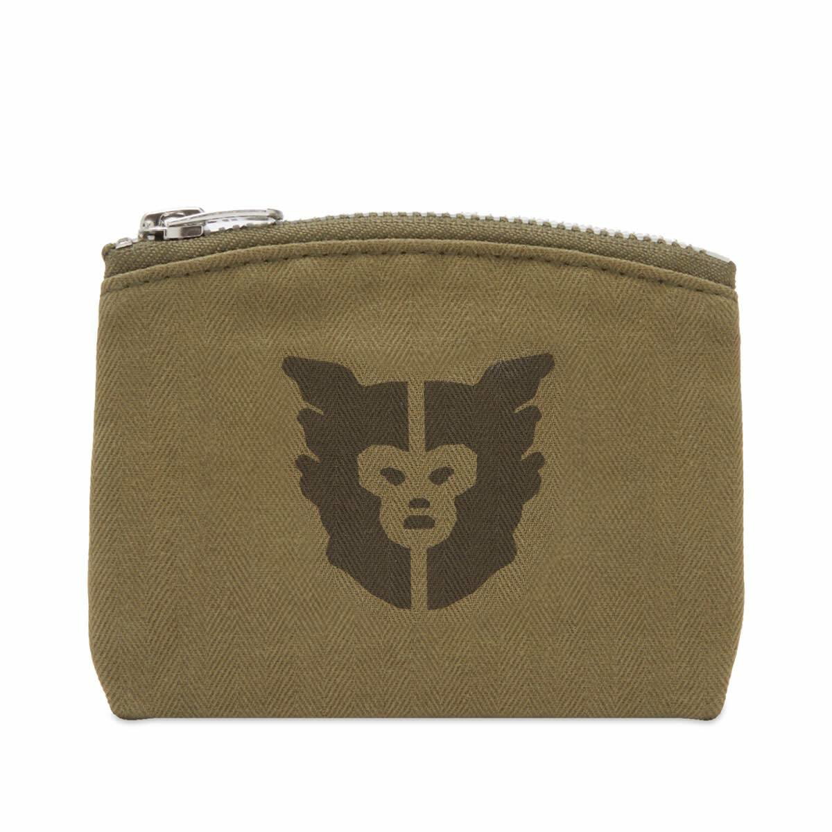 Human Made Men's Military Card Case in Olive Human Made