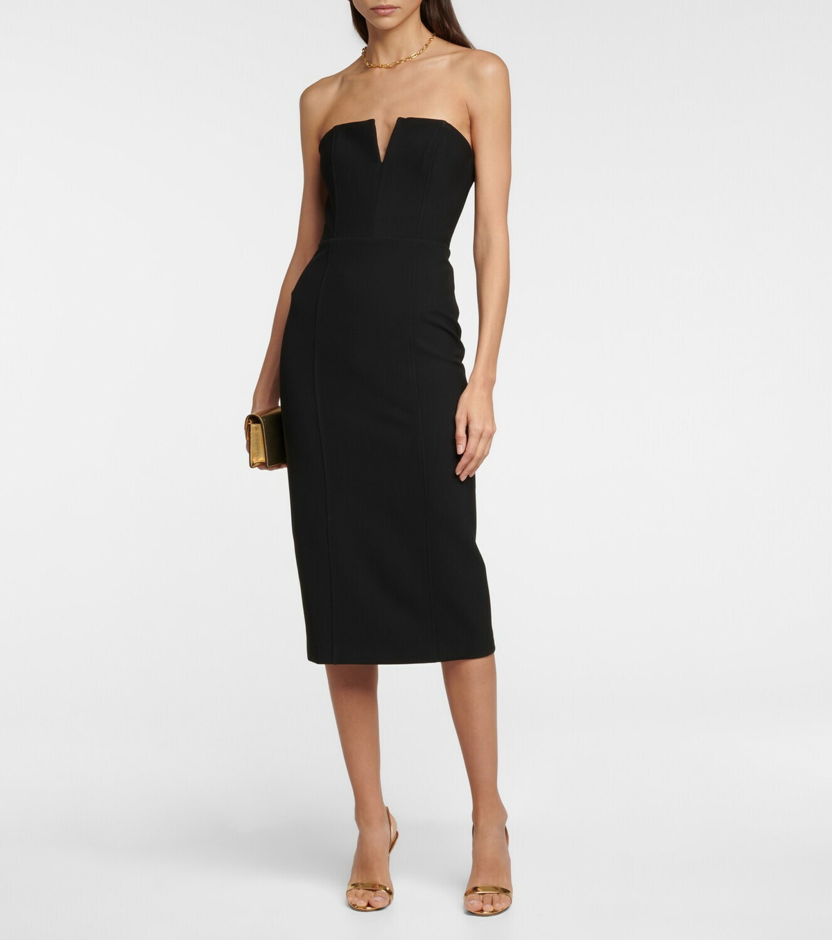 Veronica Beard Nabi strapless midi dress Veronica Beard