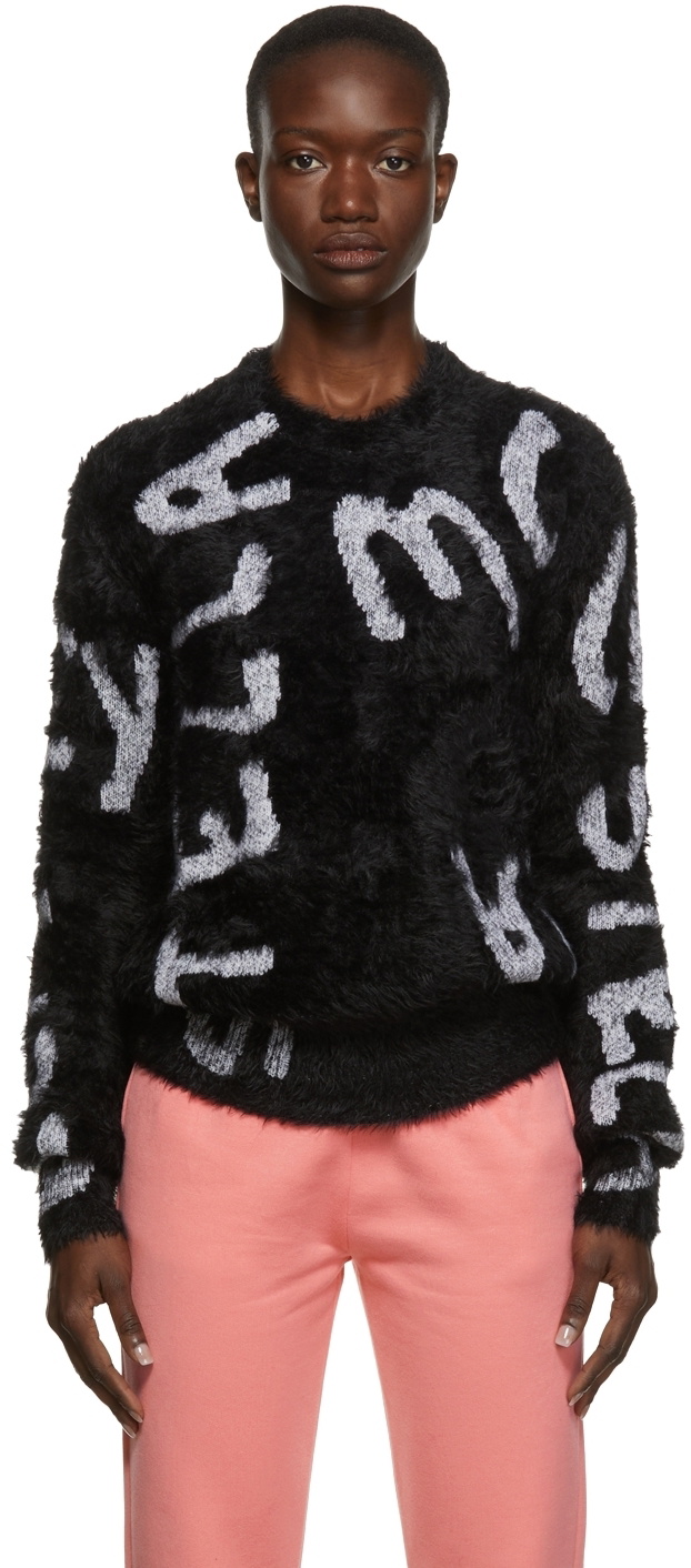 Stella Mccartney Black Ed Curtis Edition Jacquard Knit Sweater Stella