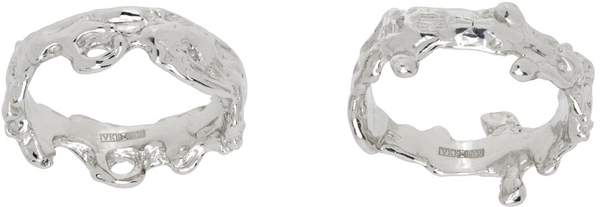 Vasiliki Silver Janus Ring Set Vasiliki