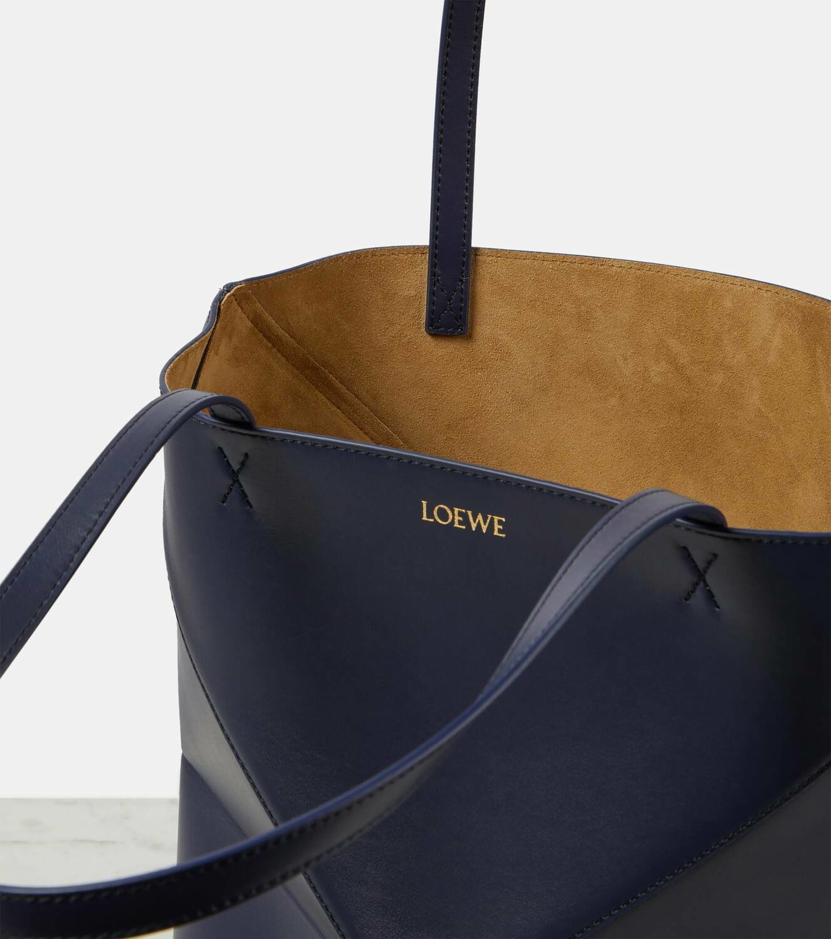 Loewe Puzzle Fold leather tote bag Loewe