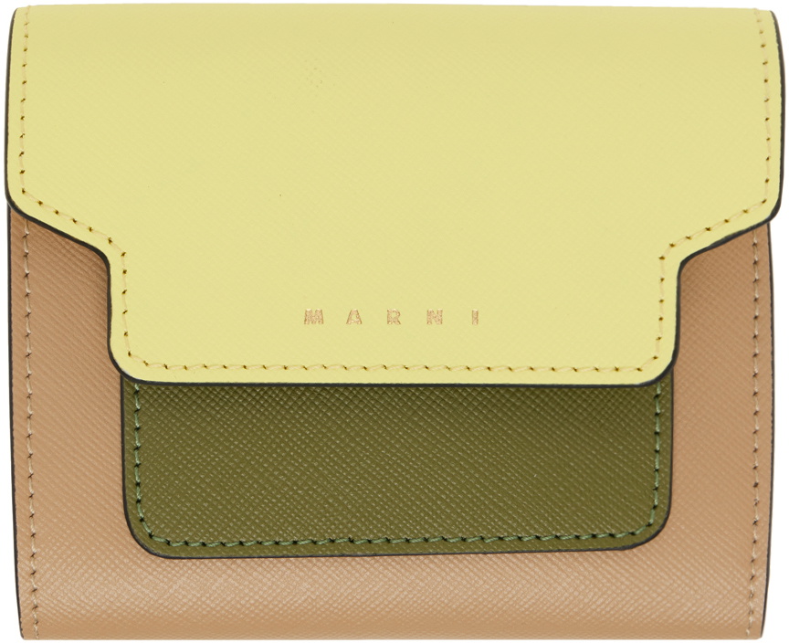 Marni Multicolor Saffiano Leather Wallet Marni