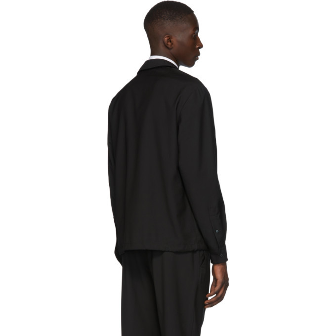 Z Zegna Black Blouson Jacket Z Zegna