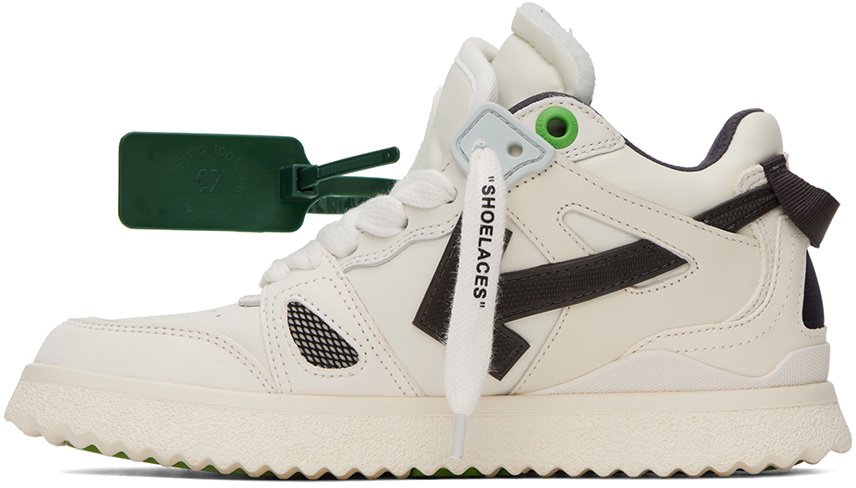 Off-White White Sponge Mid Sneakers Off-White