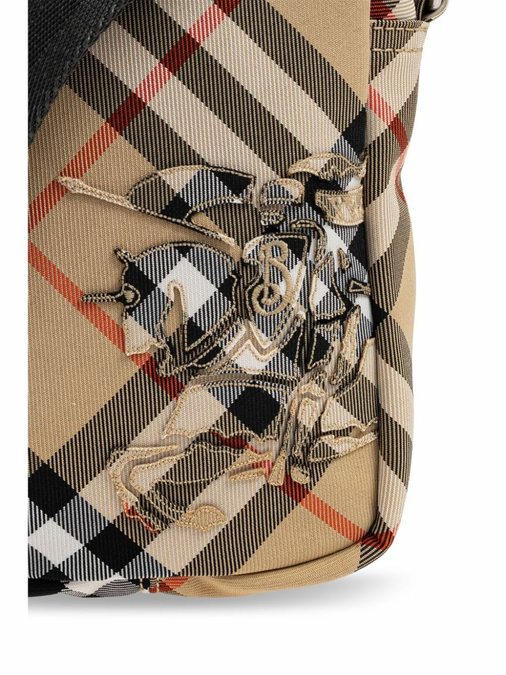 Burberry Check Pattern Messenger Bag Burberry