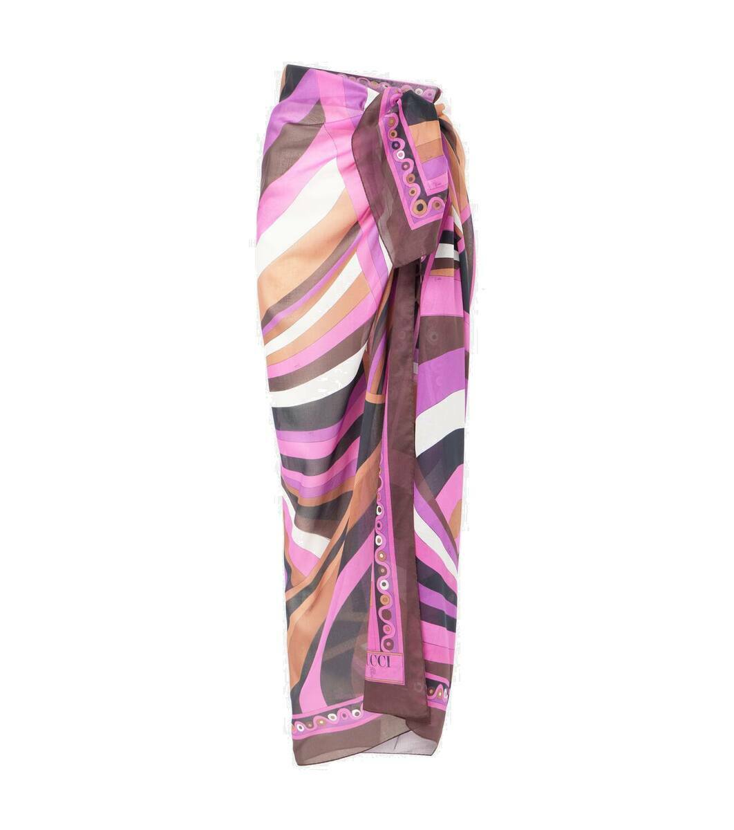 Pucci Vivara cotton beach cover-up Emilio Pucci