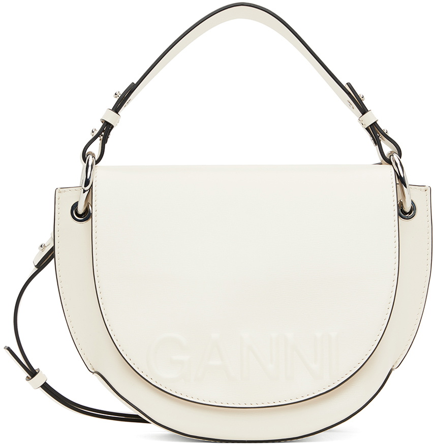 GANNI Off-White Banner Bag GANNI