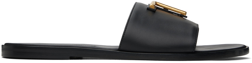 TOM FORD Black Brighton Slides TOM FORD
