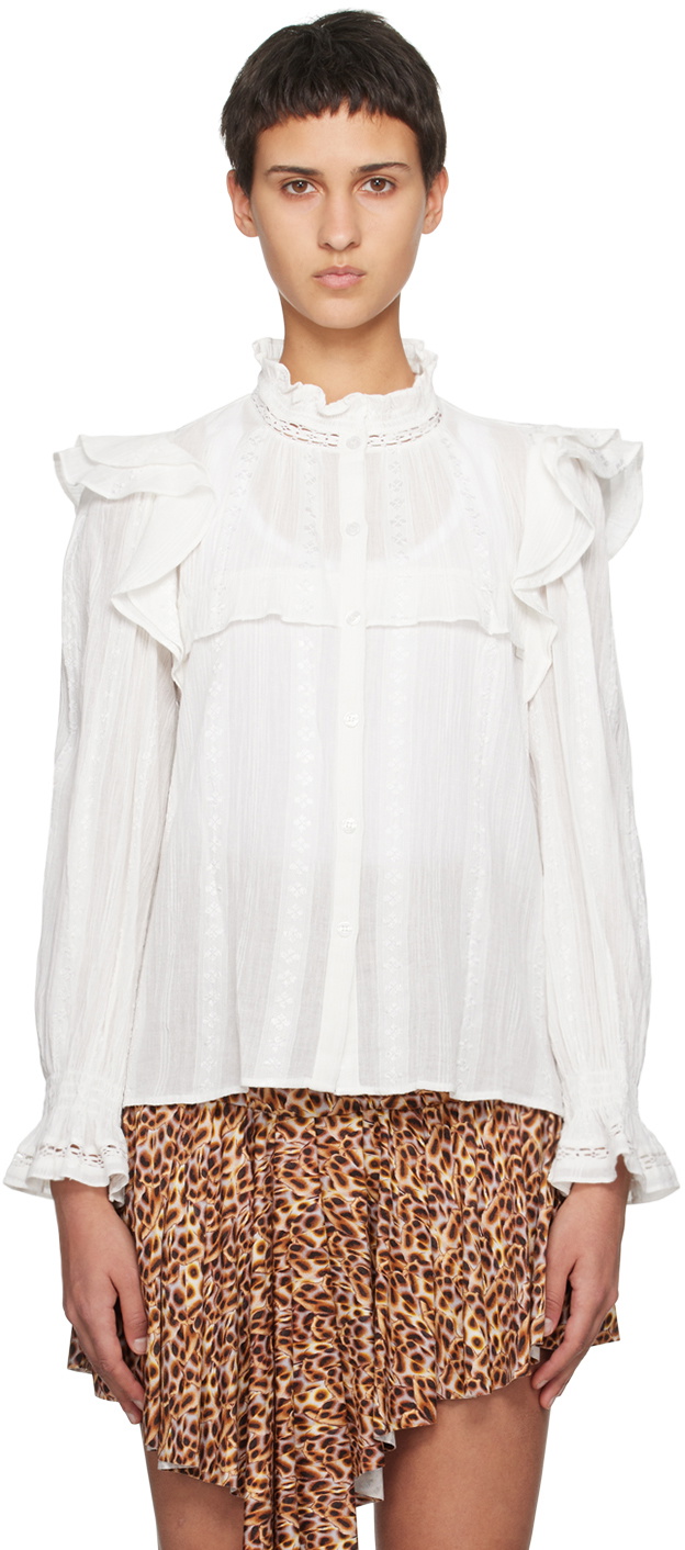 Isabel Marant Etoile White Jatedy Shirt Isabel Marant Etoile
