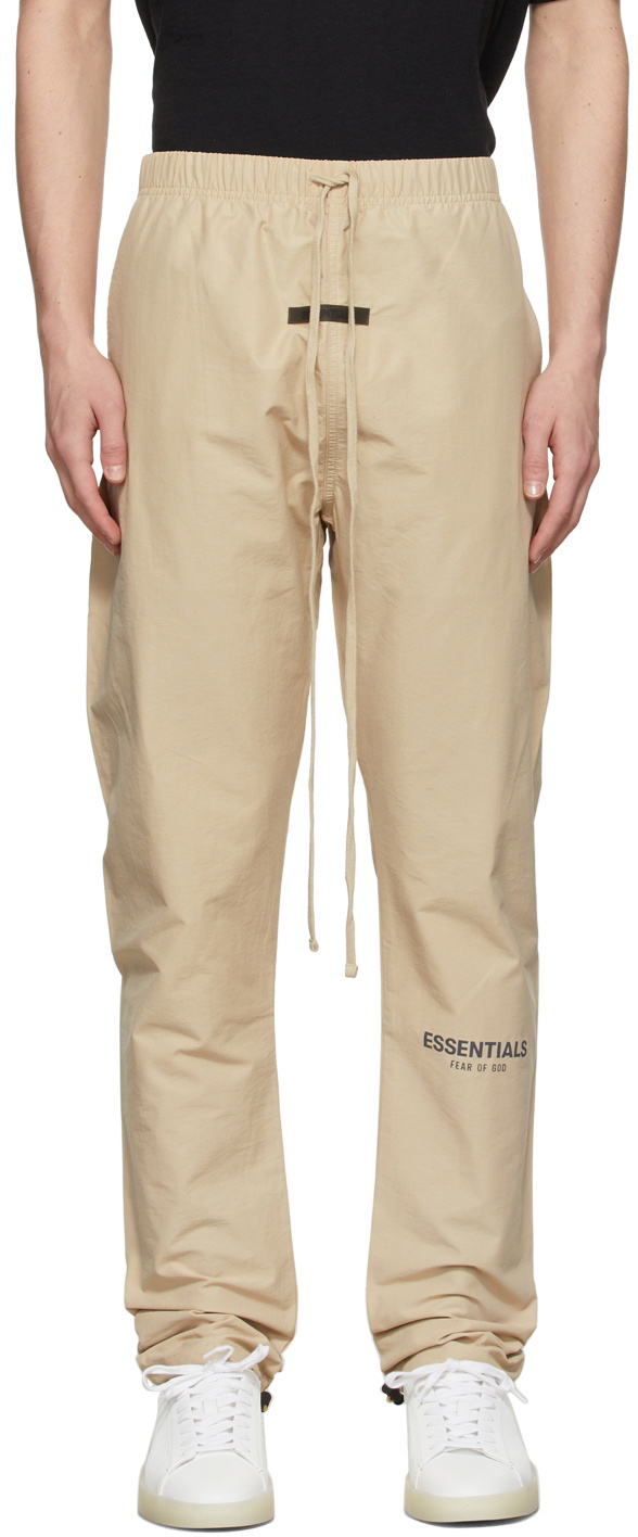 Essentials SSENSE Exclusive Beige Track Lounge Pants Essentials