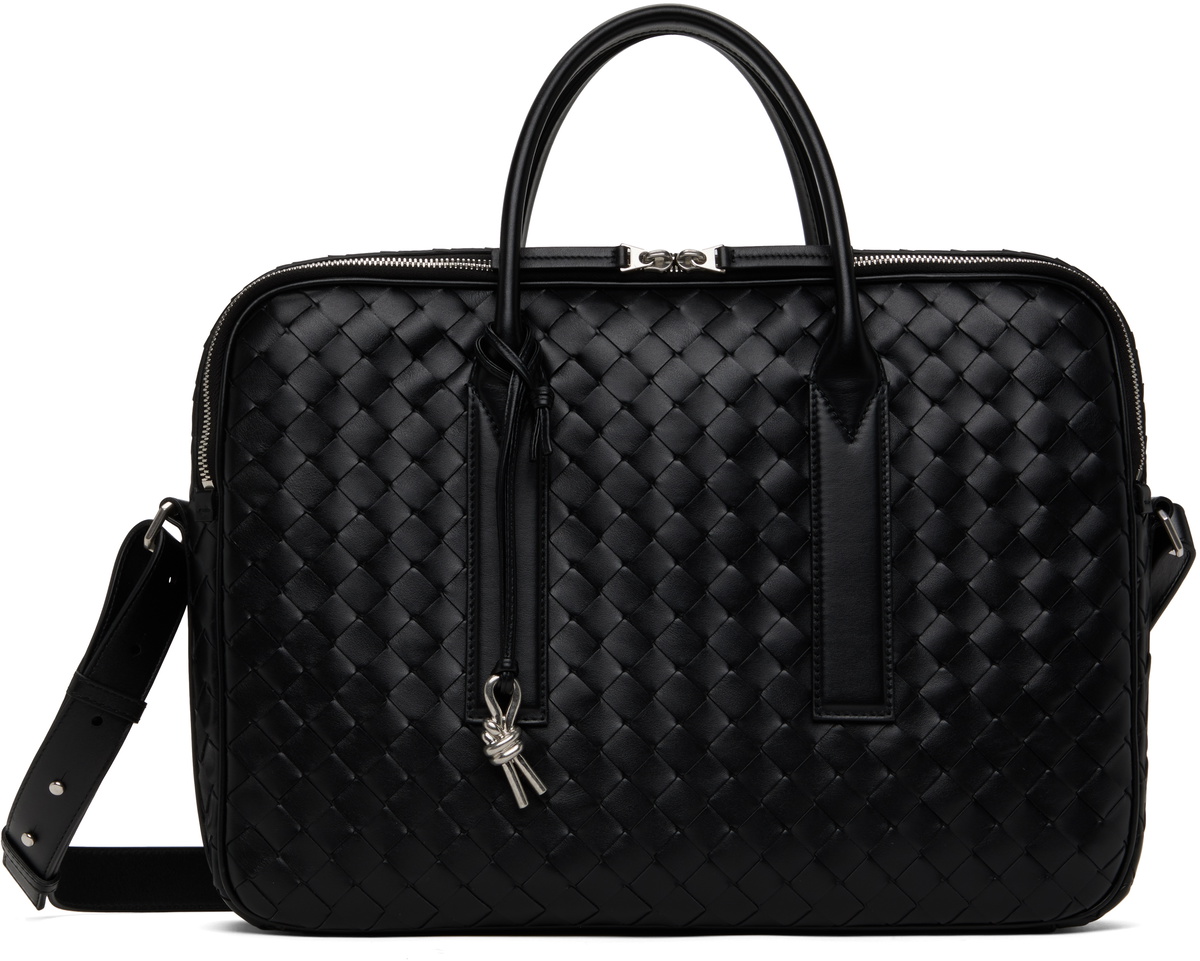 Bottega Veneta Black Arco Briefcase Bottega Veneta Bottega Veneta Black Arco Briefcase Bottega Veneta