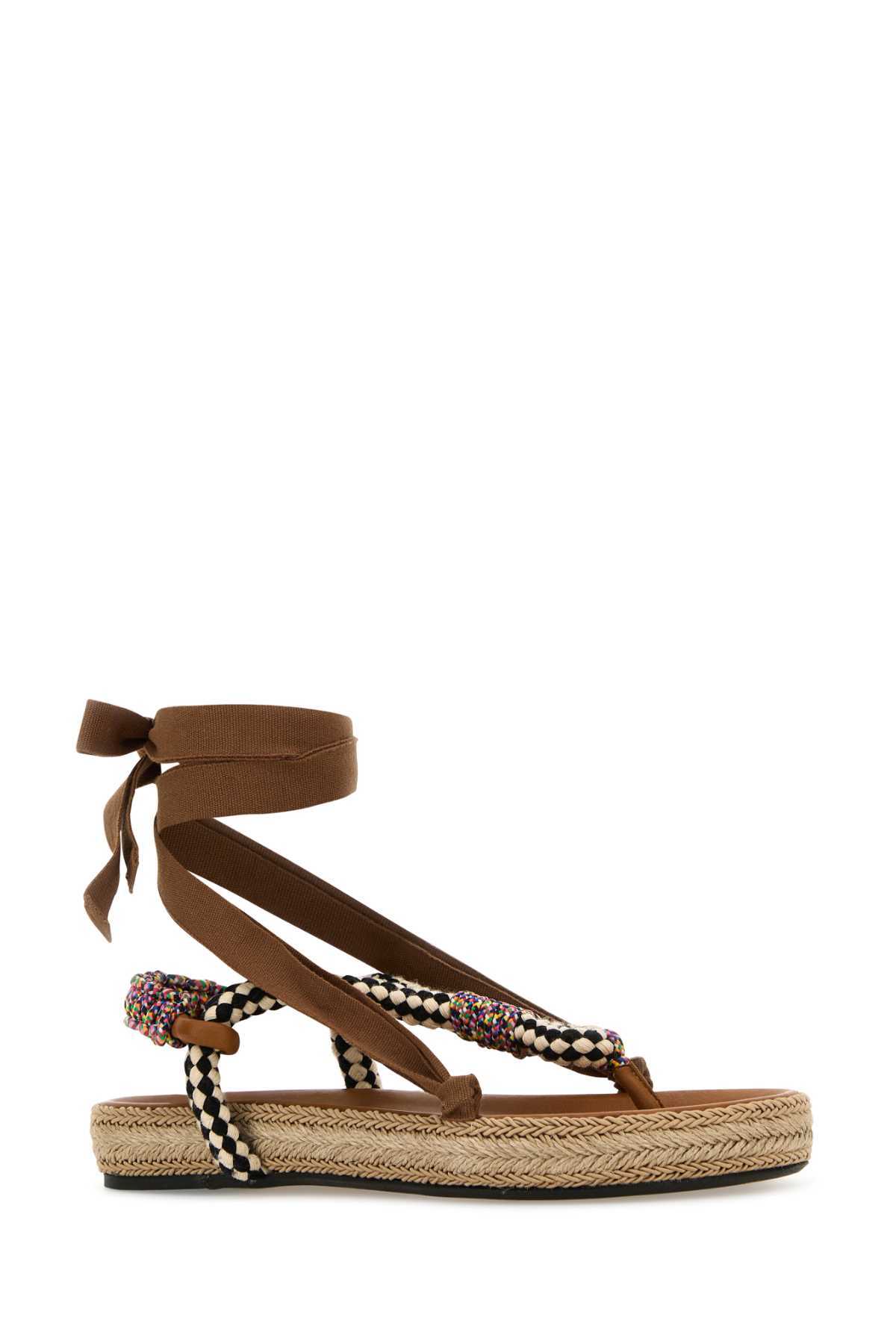 Isabel Marant Caramel Fabric Sandals Isabel Marant