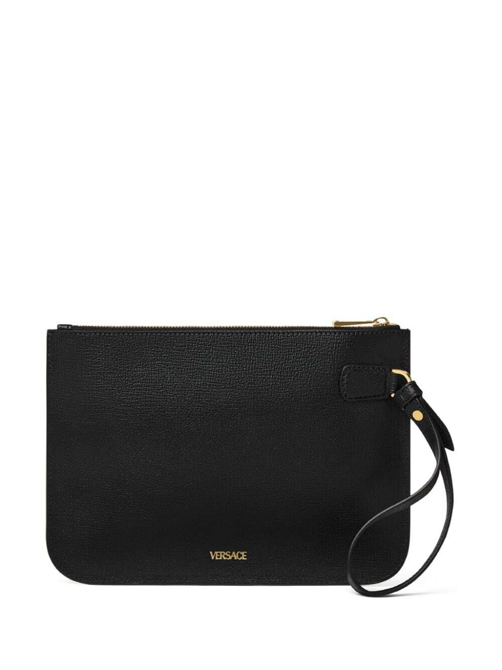 VERSACE - Medusa Biggie Leather Small Clutch Bag Versace