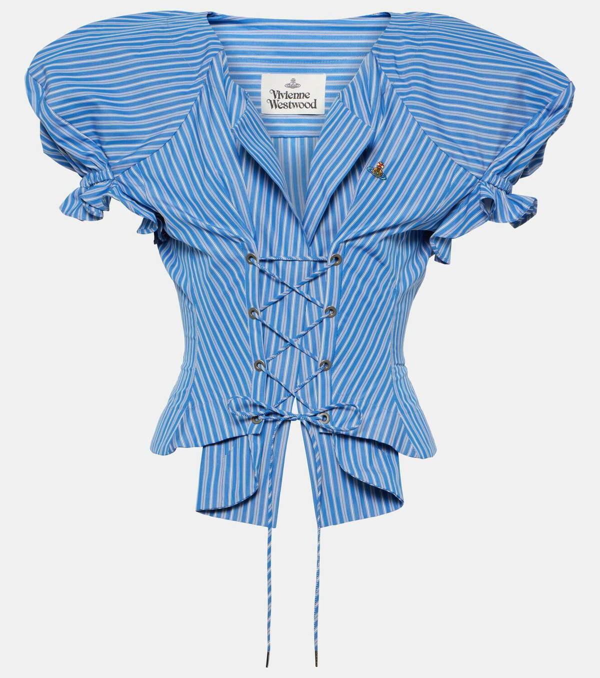 Vivienne Westwood Kate striped cotton top Vivienne Westwood