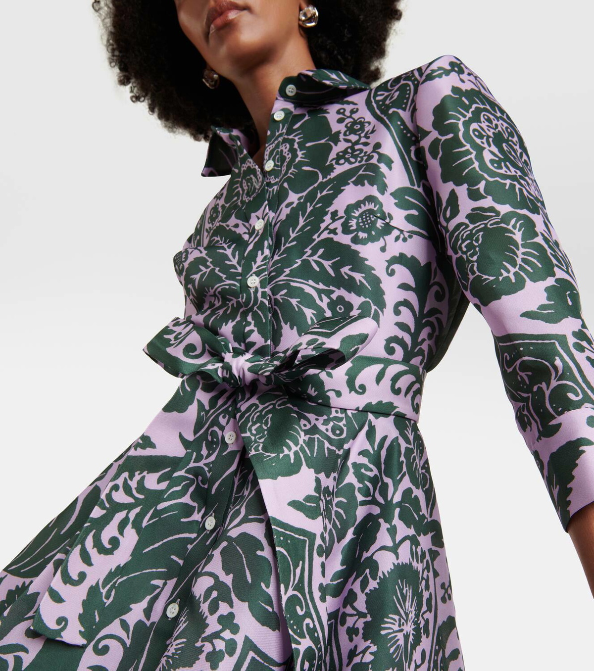 Carolina Herrera Belted silk gown Carolina Herrera